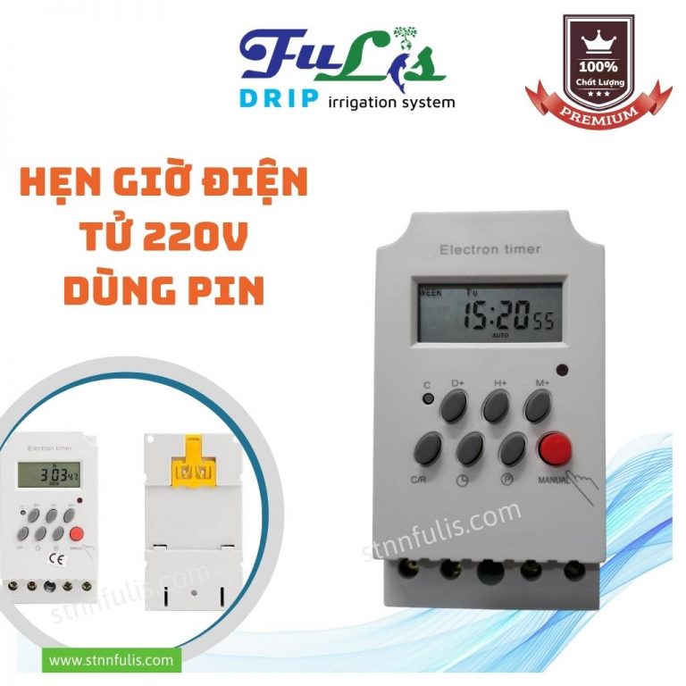 Hẹn Giờ Điện Tử ( Timer ) 220V Dùng Pin Chính Hãng